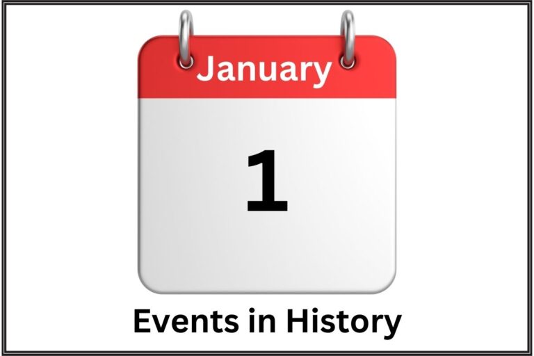 January 1 Events in History - Have Fun With History