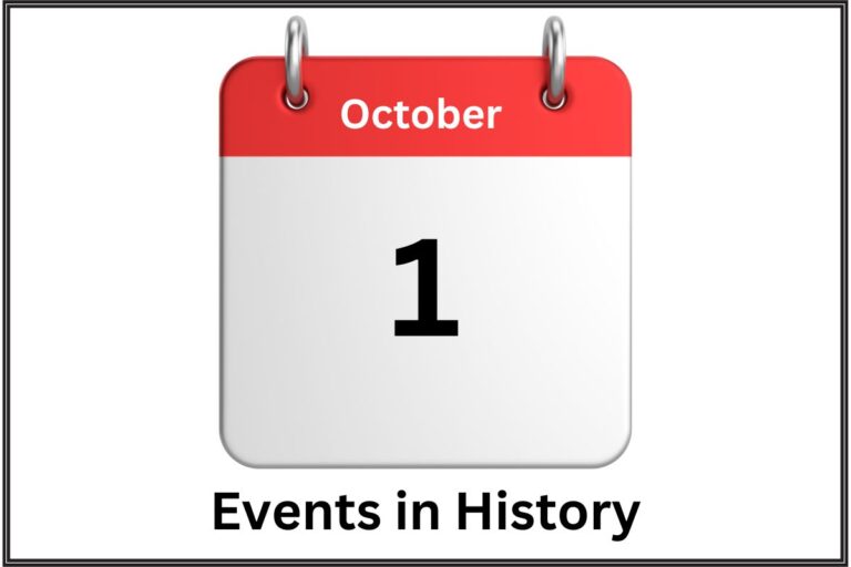 October 1 Events in History - Have Fun With History